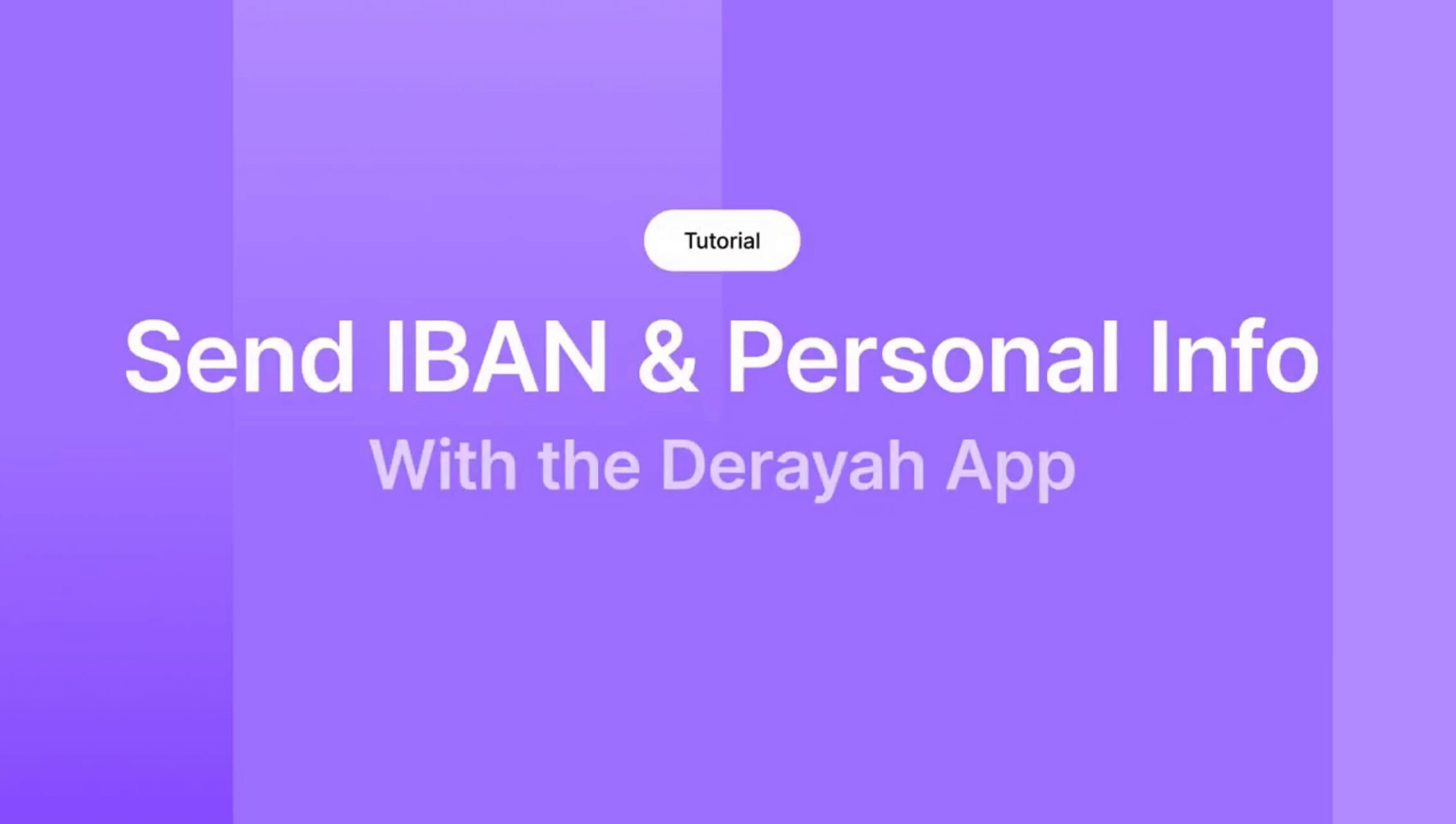 Send IBAN via Derayah App in 5 Easy Steps | Derayah Financial