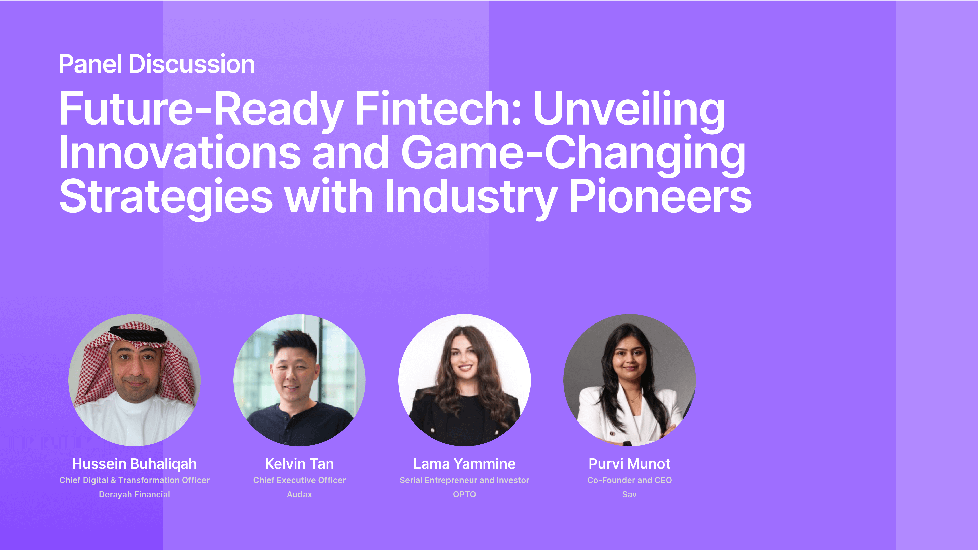 Panel discussion: future-ready fintech: unveiling innovations and game ...